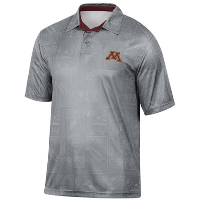Ncaa Minnesota Golden Gophers Men's Tropical Polo T-shirt : Target