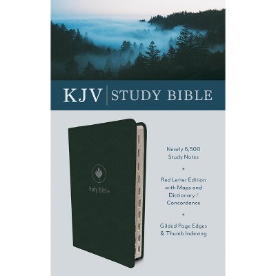 Kjv Standard Size Thumb Index Edition - (leather Bound) : Target