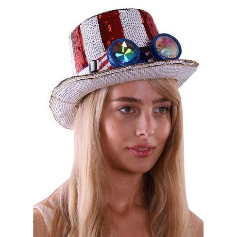Kbw Patriotic Sequin Top Hat : Target