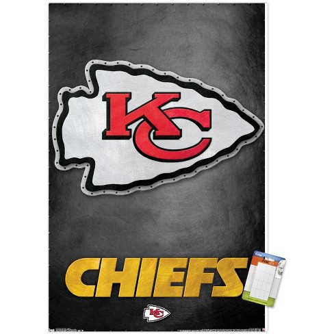 Trends International Nfl Kansas City Chiefs - Logo 13 Unframed Wall ...