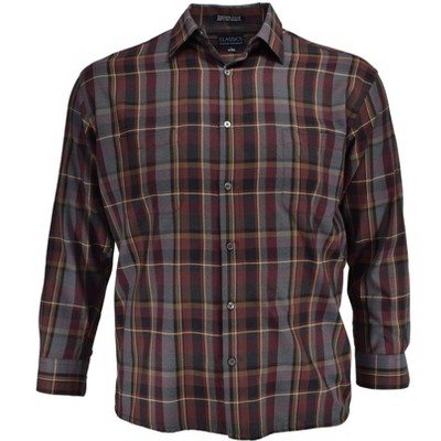 Falcon Bay Men's Two Pocket Button Front Sport Shirt | Brown : Target