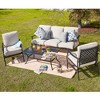 4pc Outdoor Patio Seating Set - Beige - Patio Festival : Target