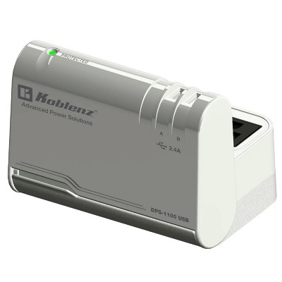 Koblenz® 3-AC Outlet and 2-USB Port 1,100-Joules Desktop Surge ...