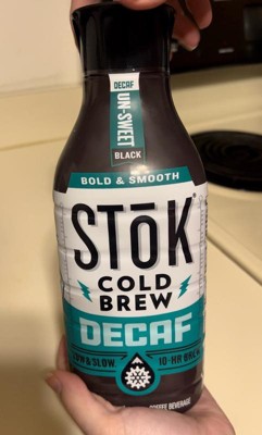 Stok Decaf Unsweetened Cold Brew Coffee - 48 Fl Oz : Target