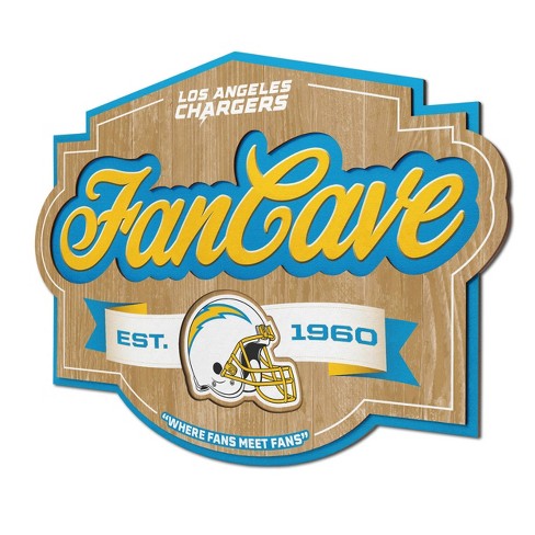 Nfl Los Angeles Chargers Fan Cave Sign : Target