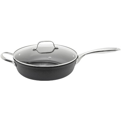 The Rock Deep Fry Pan With Glass Lid - 11" : Target