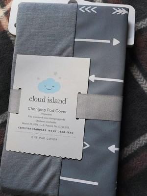 Wipeable Changing Pad Cover - Gray Arrows - Cloud Island™ : Target