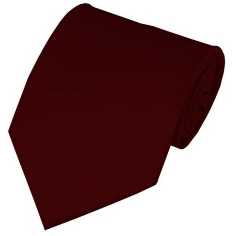 Thedappertie Maroon Solid Color 3.5 Inch Wide And 62 Inch Extra Long ...