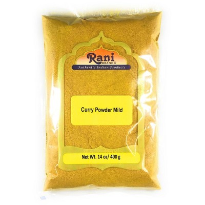 Curry Powder Mild, Indian 10-spice Blend - 14oz (400g) - Rani Brand ...