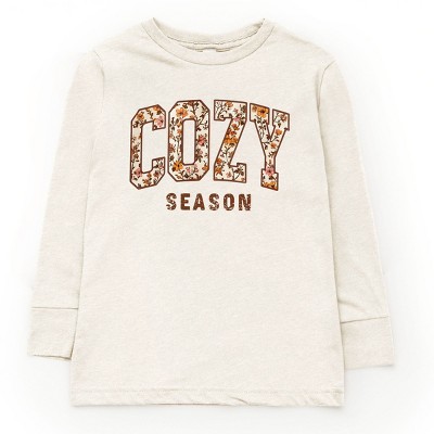 - Youth Long Sleeve Graphic T-Shirt - Cozy Season Floral : Target