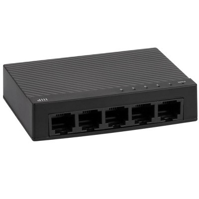 Monoprice 5-port 10/100/1000mbps Gigabit Ethernet Unmanaged Desktop ...