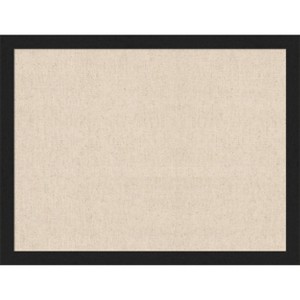 Amanti Art 26 x 20, Framed Fabric Pinboard Natural Linen Printed ...