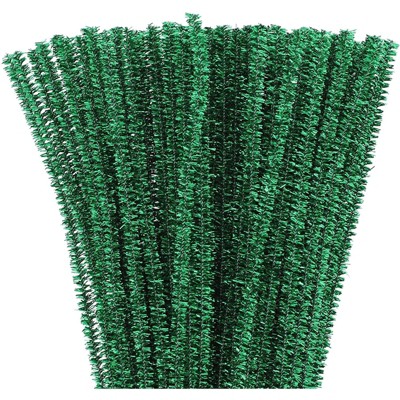 Brandclub - 500 Pack Green Pipe Cleaners Craft Fuzzy Sticks Chenille ...