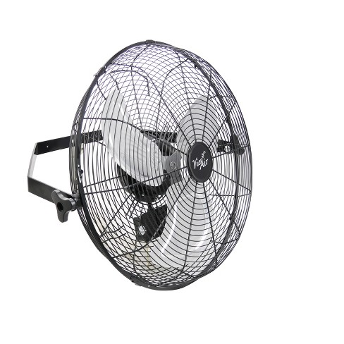Vie Air Dual Function 18 Inch Wall Mountable Tilting Floor Fan With 3 ...