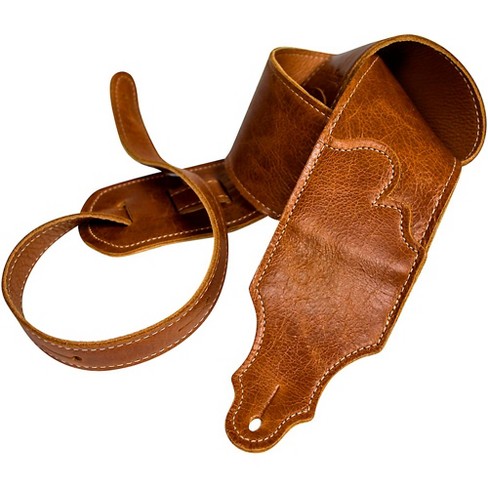 Franklin Strap Jackson Hole Aged Leather Guitar Strap Cognac : Target