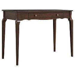 Elliott Wood writing Desk With Drawers - Inspire Q : Target