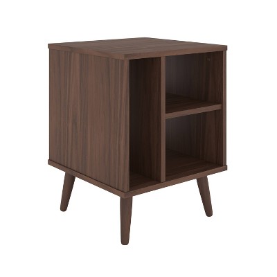 Boyd Sleep Eco Dream Warson Mid-century Cubby Style Nightstand Walnut ...