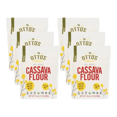 Otto's Naturals Organic Multi-purpose Cassava Flour - Case Of 6/1.5 Lb ...