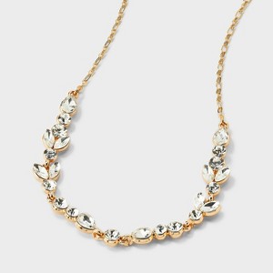 Leaf Stone Necklace - A New Day™ Gold : Target