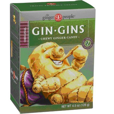 The Ginger People Super Strength Gin-gins Strong Ginger Candy - Case Of ...