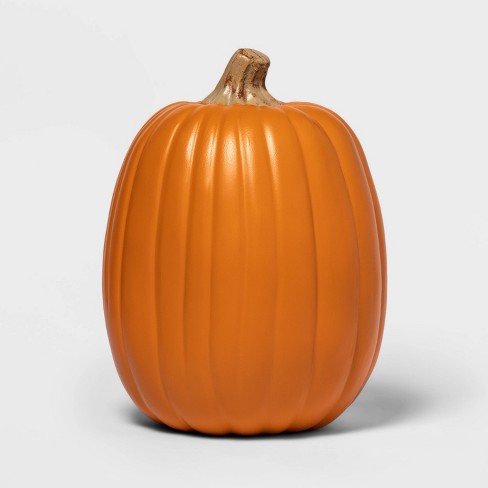 13" Carvable Faux Halloween Pumpkin Orange - Hyde & Eek! Boutique™ : Target