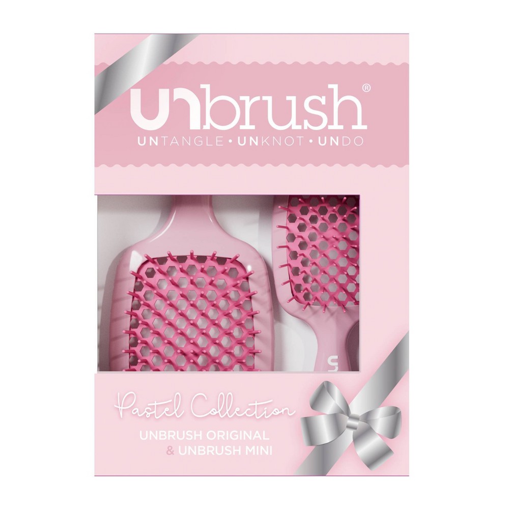 UPC 848618008106 - UNbrush Holiday Pastel Detangling Hair Brush Set ...