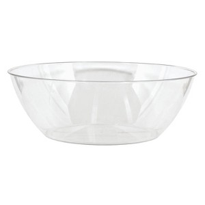 15" diam. 10 qt. Large Clear Disposable Plastic Serving Bowl : Target