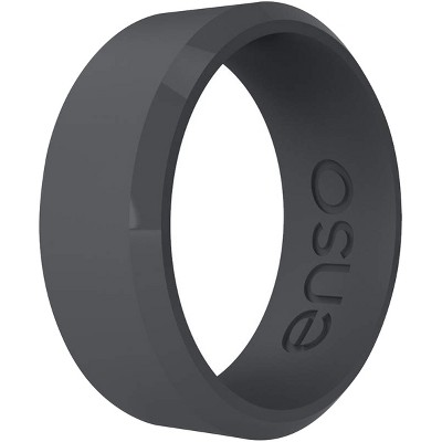 Enso Rings Classic Bevel Series Silicone Ring - Slate - 10 : Target