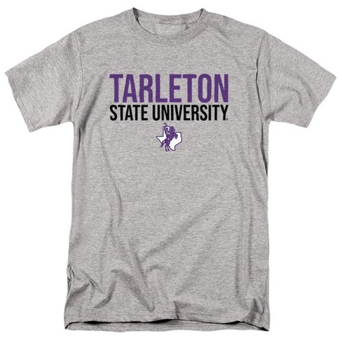Tarleton State University Official Stacked Adult T-shirt, Athletic ...