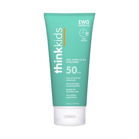 Thinksport Kids Mineral Sunscreen Lotion - Spf 50 - 6oz : Target