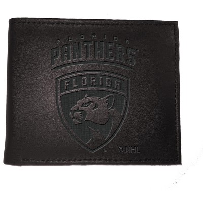 Evergreen Nhl Florida Panthers Black Leather Bifold Wallet Officially ...