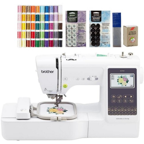 Brother Se700 Sewing And Embroidery Machine, 50-piece Designio Thread ...
