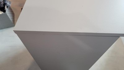 Crea Counter Height Craft Table With Storage White - South Shore : Target