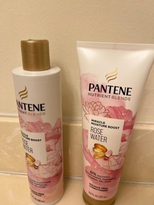 Pantene Nutrient Blends Sulfate Free Miracle Moisture Rose Water ...