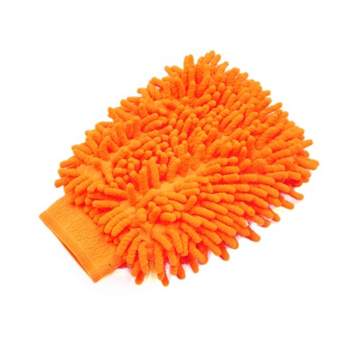 Unique Bargains 6.7" Length Blue Microfiber Chenille Washing Cleaning ...