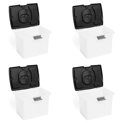 Gracious Living Portable Stackable File Storage Caddy W/comfort Grip ...