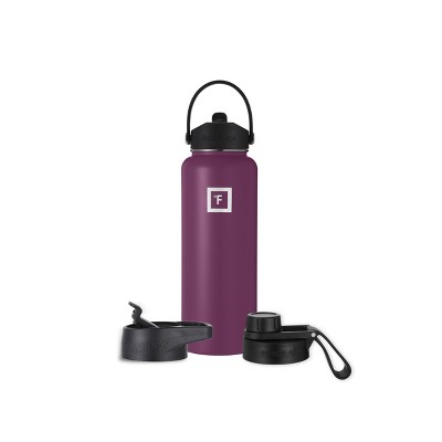 Iron Flask 40oz Stainless Steel Wide Mouth Hydration Bottle With Flex ...