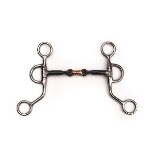 Shires Argentine Sweet Iron Bit with Copper Dog Bone - Stainless Steel ...