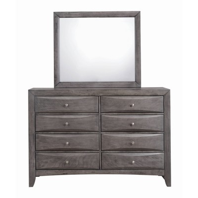 Madison Dresser and Mirror Set Gray Picket House Furnishings