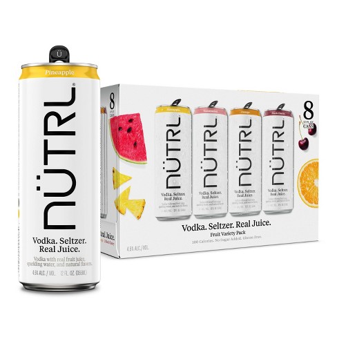 Nutrl Fruit Variety Pack - 8pk/355ml Cans : Target