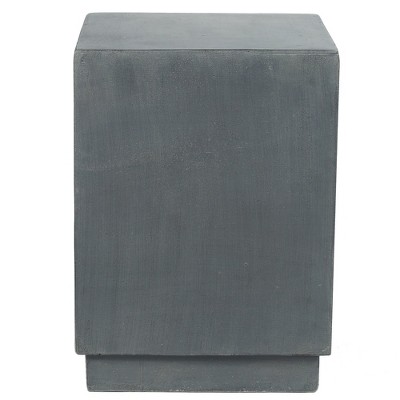 Abney Outdoor Light Weight Concrete Side Table: Weather-resistant ...