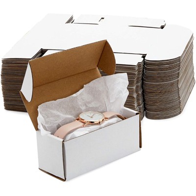 Stockroom Plus 60-pack White Kraft Corrugated Mailer, Small Shipping ...