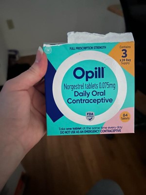 Opill Daily Oral Birth Control Pills - 3 Month - 84ct : Target
