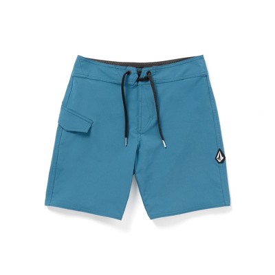 Volcom Boys Lido Solid Mod Tech Boardshorts Trunks, Aged Indigo - 24 : Target