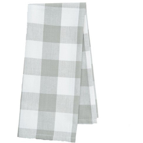 C f Home Franklin Slate Gingham Check Kitchen Towel Target