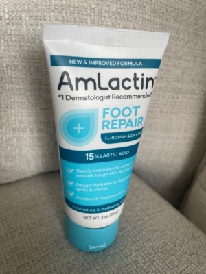 Amlactin Foot Repair Foot Cream Therapy Aha Cream Unscented - 3oz : Target