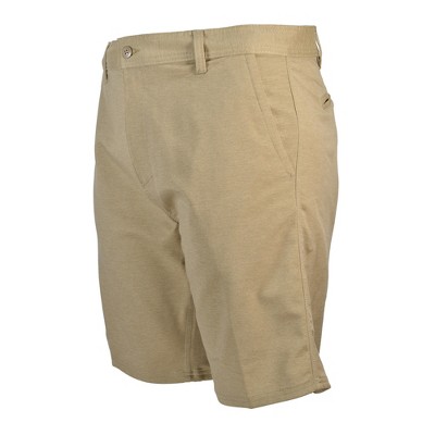 Burnside Men's Performance Stretch Cotton Blend Golf Shorts | Khaki 30 ...
