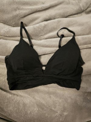 Hanes Originals Women's Supersoft Longline Triangle Bra Mhot10 - Nude L ...