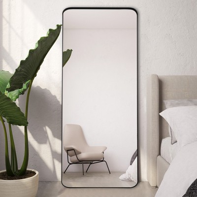 Neutypechic Metal Framed Rectangle Full Length Mirror Leaning Mirror ...