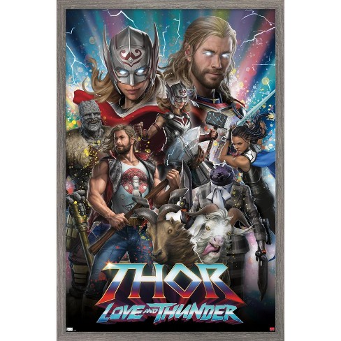 Trends International Marvel Thor: Love And Thunder - Amazing Framed ...